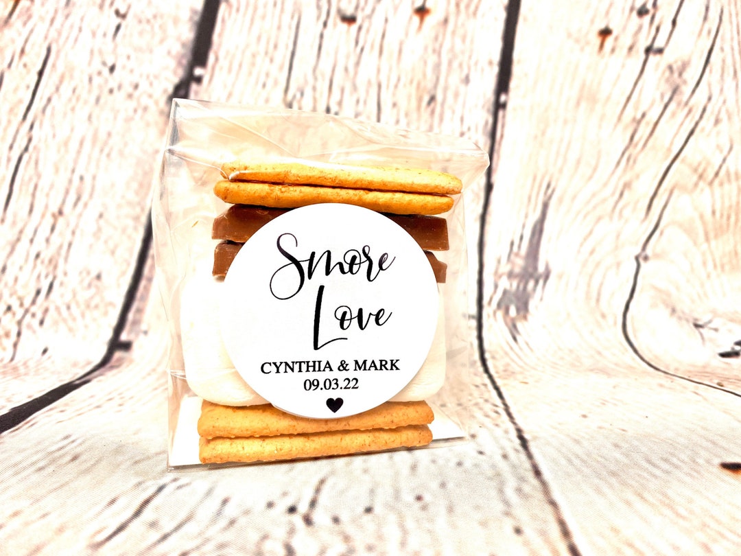 20 Smore Love Wedding Stickers and Bags - Etsy
