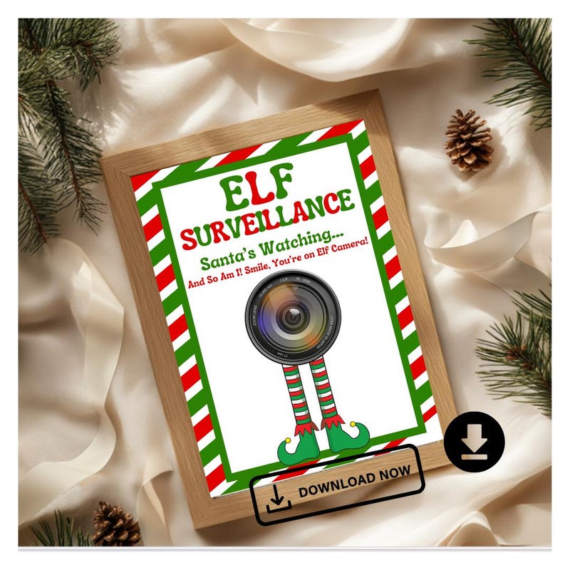 Elf Surveillance - Etsy