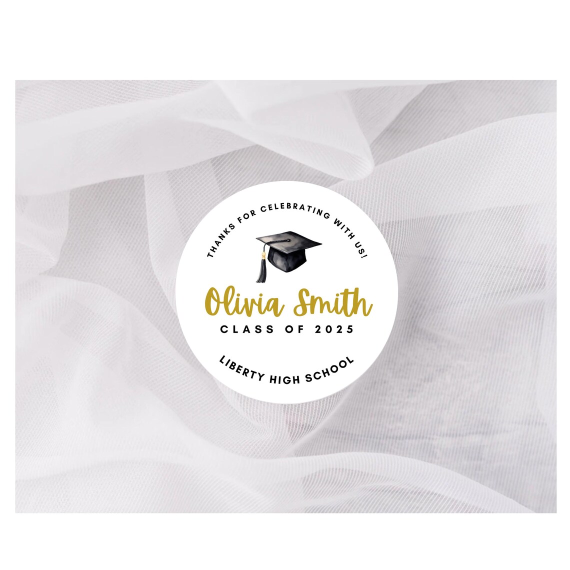 20 Class of 2026 Graduation Labels Printed and Mailed - Etsy