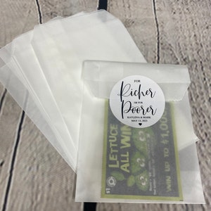 40 for Richer or Poorer Labels & Bags - Etsy