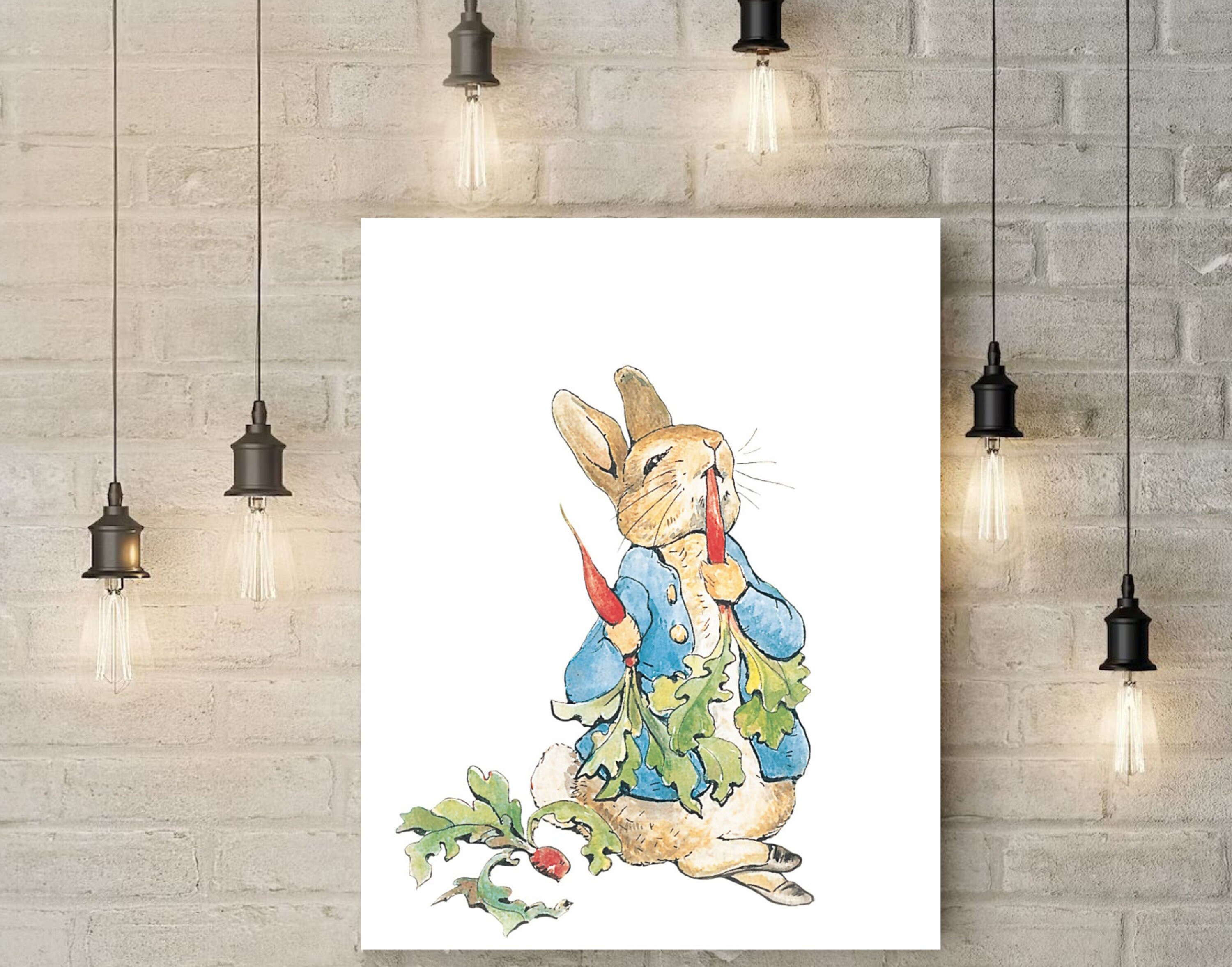 Set of 6 Beatrix Potter " Peter Rabbit" Giclee Art Print Reproductions ...