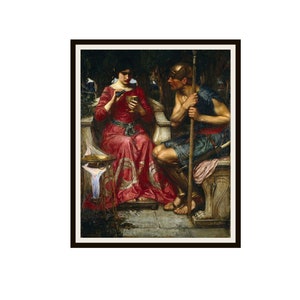John William Waterhouse "jason and Medea" Art Reproduction Giclee Art ...