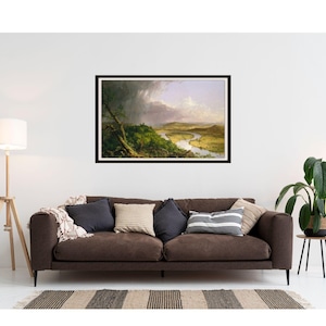 Vintage Thomas Cole "the Oxbow" Art Print, Fine Art Reproductions ...