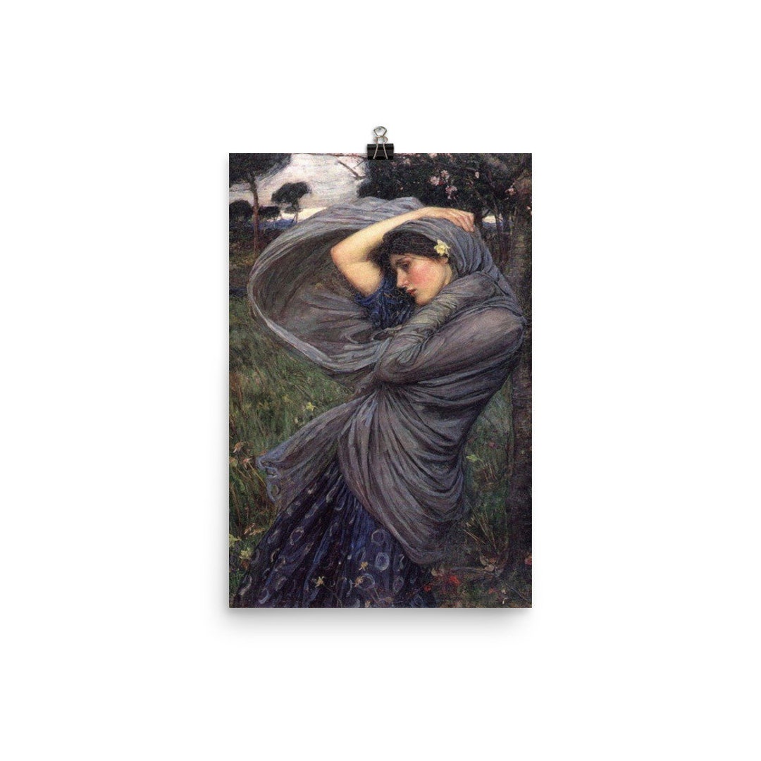 John William Waterhouse "boreas" Art Print Reproduction Poster - Etsy
