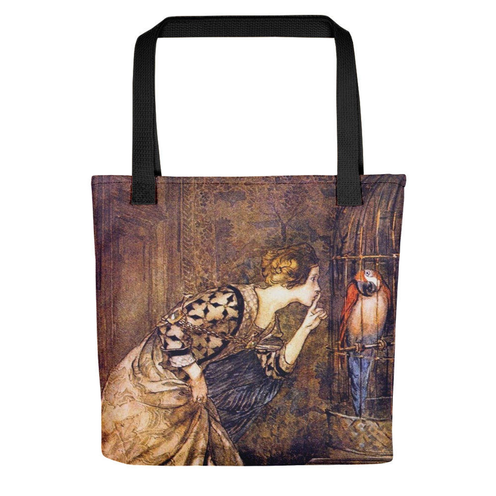 Arthur Rackham Mary Colvin and the Parrot Tote Bag Arthur - Etsy