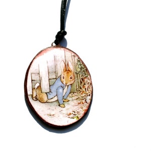 Peter Rabbit Under the Garden Fence Vintage Image by Beatrix Potter ...