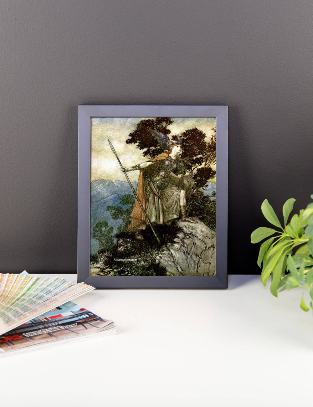 Arthur Rackham Brunnhilde Framed Poster Arthur Rackham | Etsy