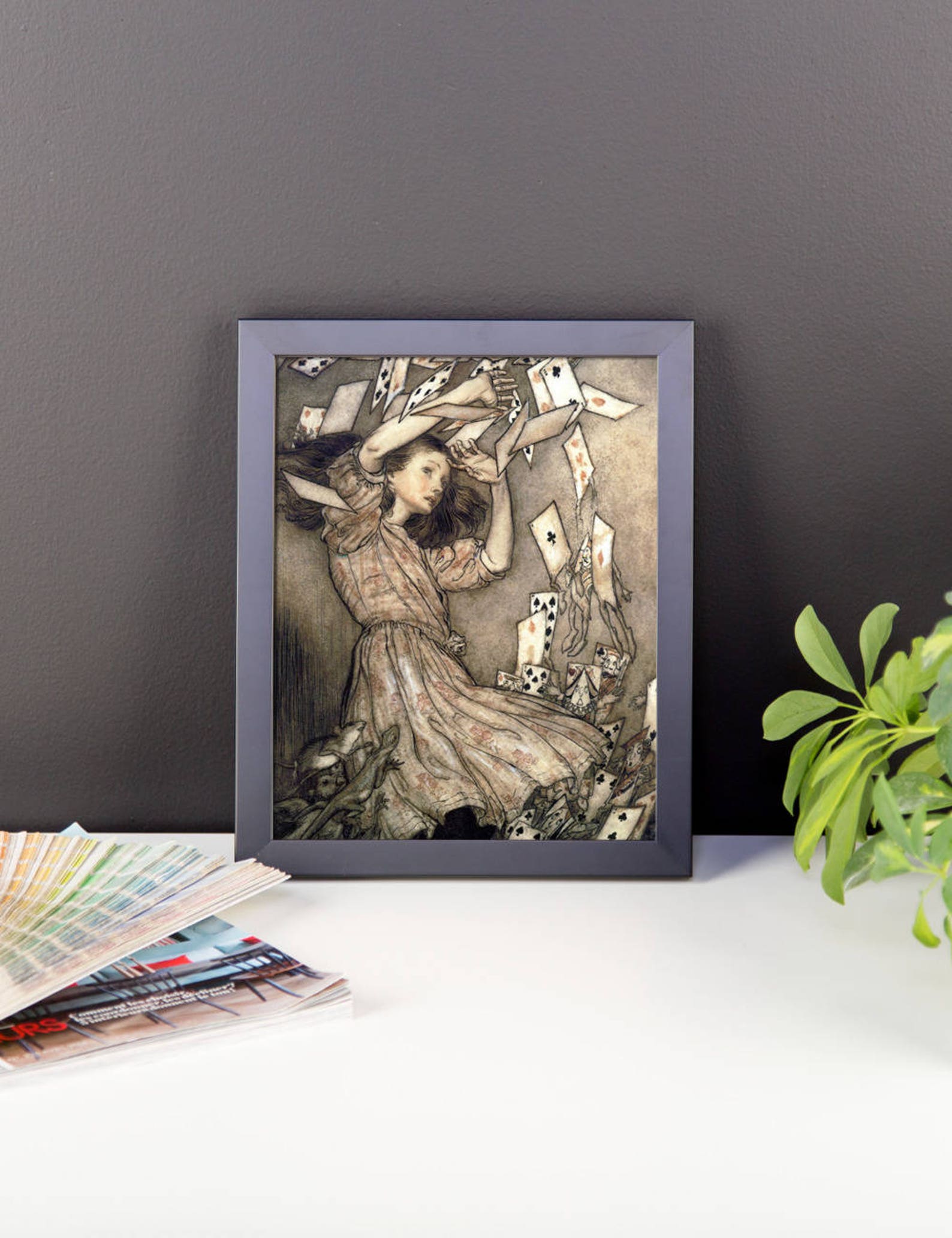 Arthur Rackham Alice in Wondland Framed Poster Arthur Rackham | Etsy