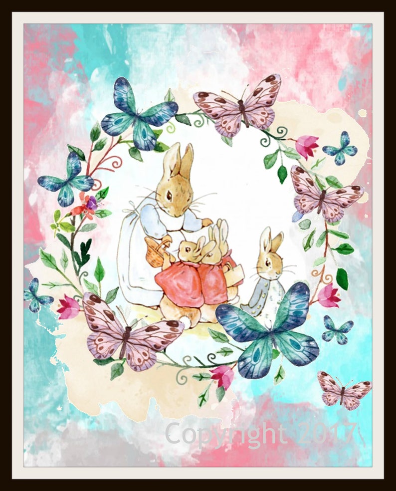 Printed Vintage Beatrix Potter Peter Rabbit and Friends Baby | Etsy