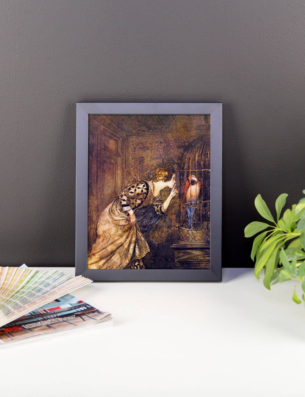 Arthur Rackham Mary Colvin and the Parrot Framed Poster - Etsy