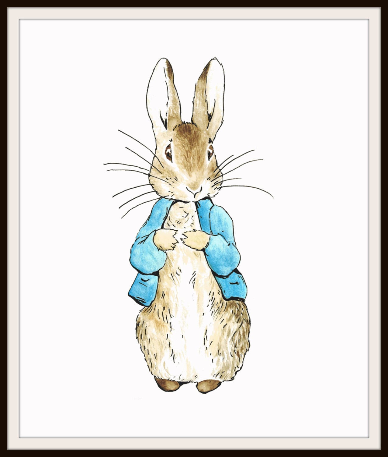 Printed Vintage Victorian Beatrix Potter Peter Rabbit and Friends Baby ...