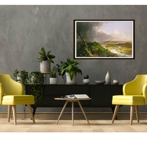 Vintage Thomas Cole "the Oxbow" Art Print, Fine Art Reproductions ...
