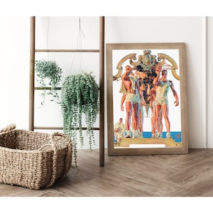 J.C. Leyendecker the Rowing Team Magazine Art Reproduction Giclee Art ...