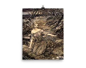 Arthur Rackham Undine Norse Mythology Print Poster - Etsy
