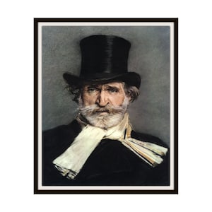Giovanni Boldini "portrait of Giuseppe Verdi" Art Reproduction Giclee ...