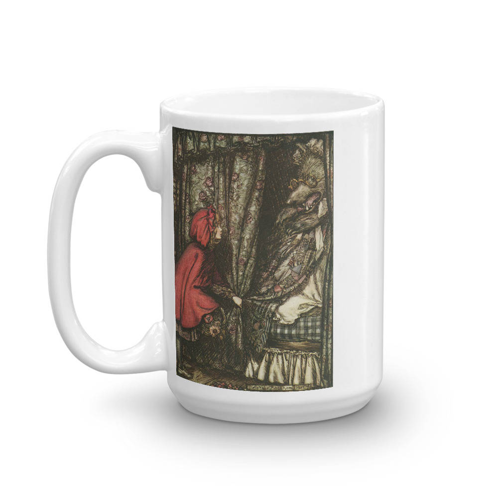 Arthur Rackham Red Riding Hood Mug Fairy Tale Coffee Mug | Etsy