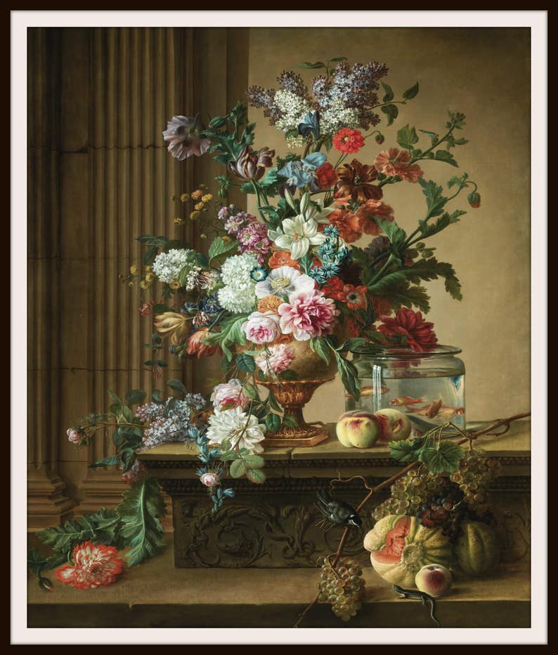 Set of 3 Floral Botanical Fine Art Still Life Print | Etsy