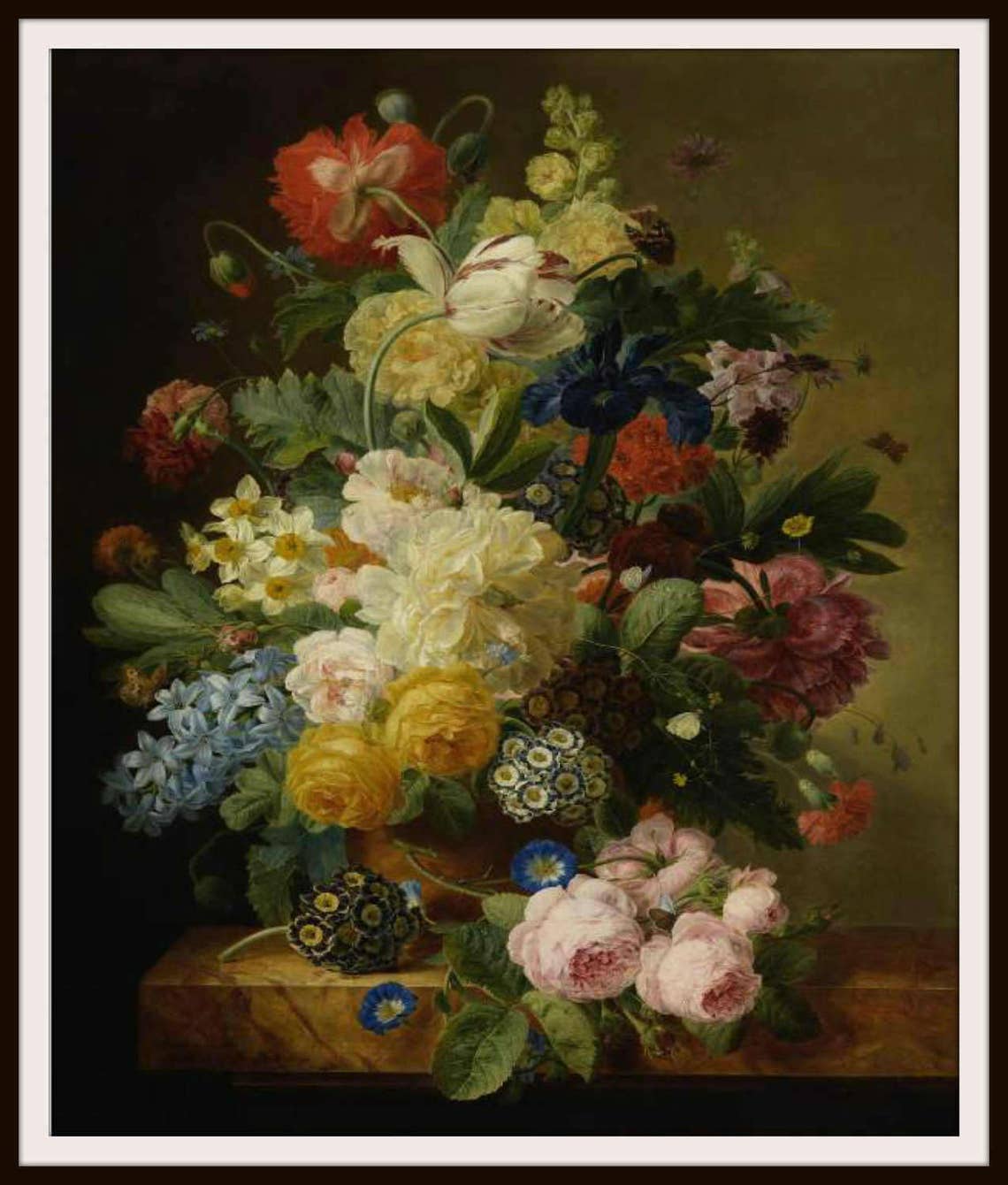 Set of 3 Floral Botanical Fine Art Still Life Print | Etsy