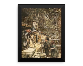 Arthur Rackham Odin Riding Sleipnir 1910 Print Poster - Etsy