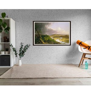 Vintage Thomas Cole "the Oxbow" Art Print, Fine Art Reproductions ...