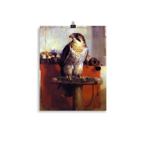 The Falcon by Edwin Landseer Art Print Reproduction Poster - Etsy