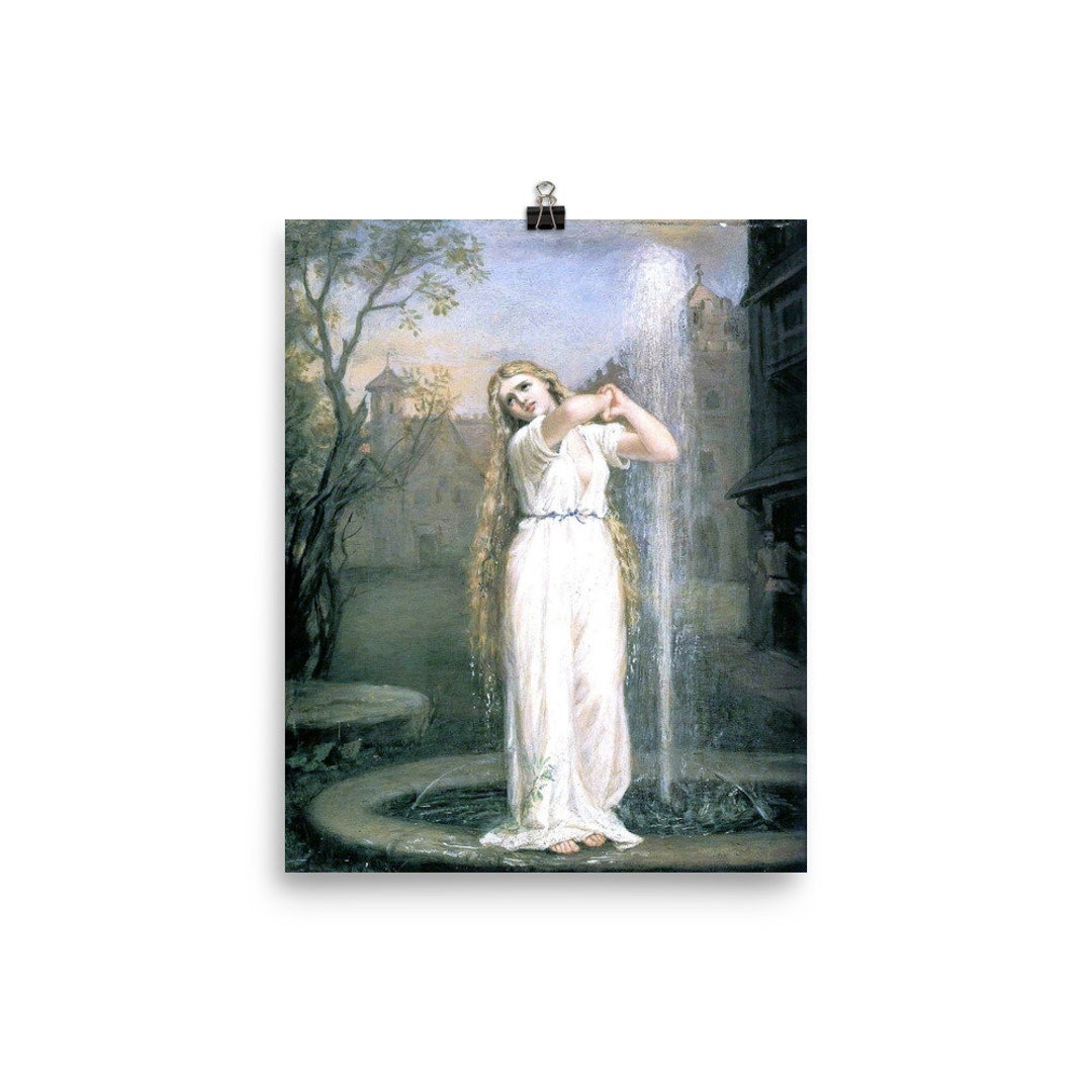 John William Waterhouse "undine" Art Print Reproduction Poster - Etsy