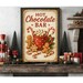 Printed Rustic Christmas Farmhouse Sign Poster Print 2 | Vintage ...