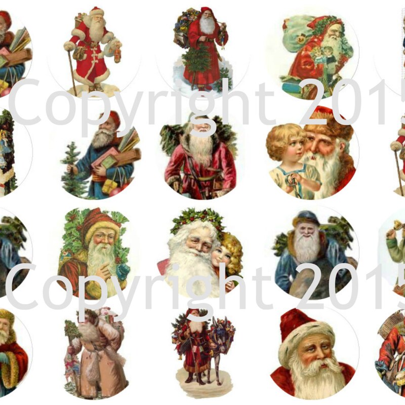 Victorian Santa - Etsy