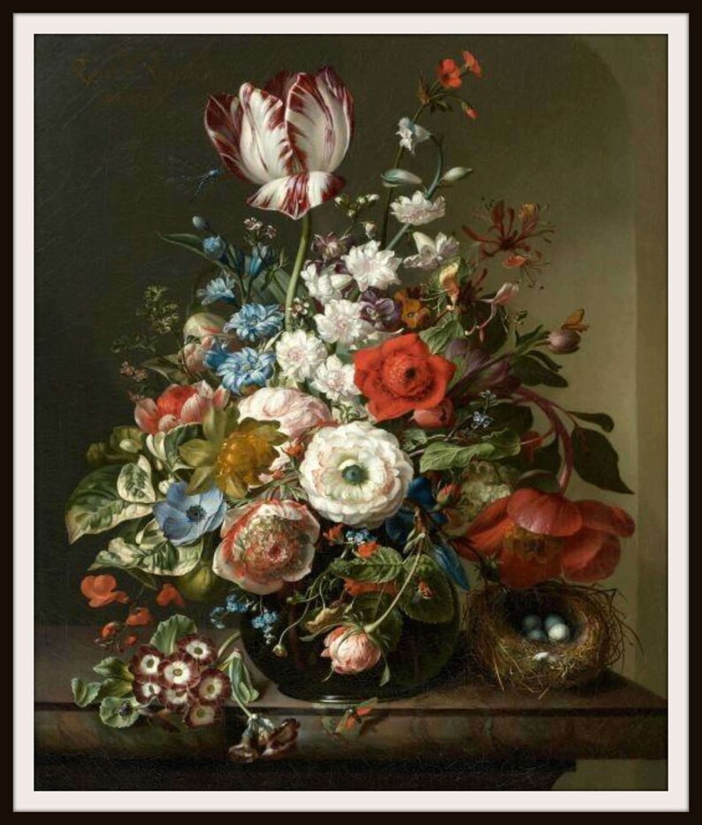 Set of 3 Floral Botanical Fine Art Still Life Print - Etsy