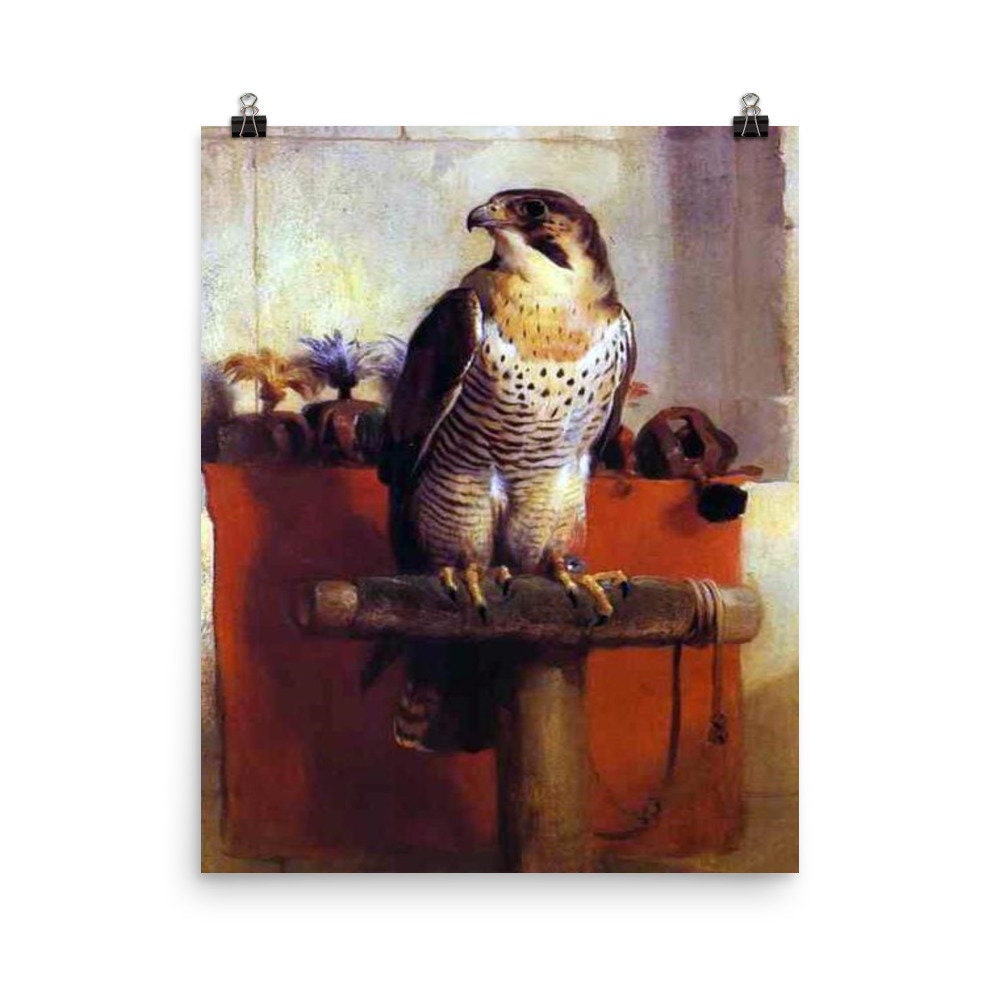 The Falcon by Edwin Landseer Art Print Reproduction Poster - Etsy