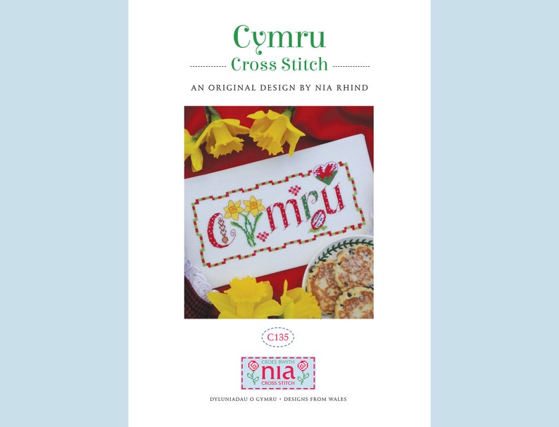 Cymru (wales) Cross Stitch Chart - Digital Format PDF Pattern - Etsy