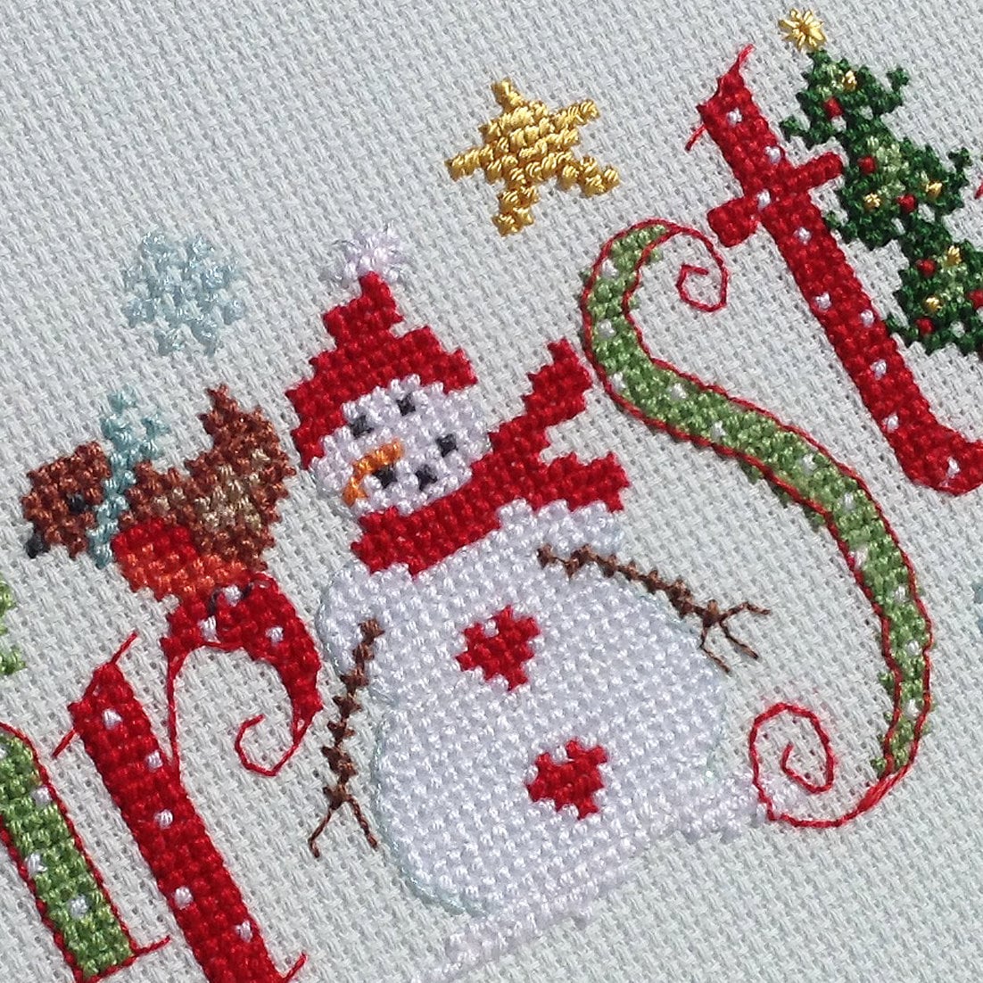 Christmas Cross Stitch Chart Digital Format PDF Pattern - Etsy