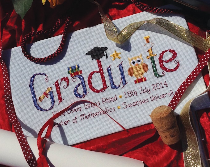 Graduation Cross Stitch Pattern PDF - Etsy