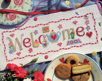 Welcome Cross Stitch Pattern | Etsy