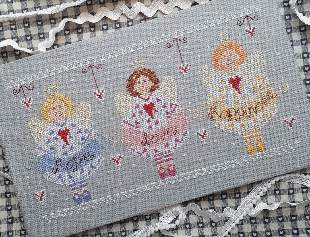 Angel Wishes PDF CHART Pattern Digital Download Cross Stitch - Etsy