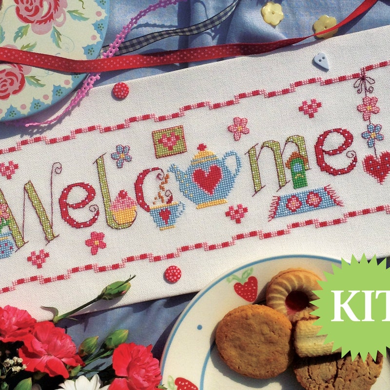 Welcome Cross Stitch Pattern - Etsy
