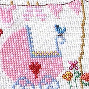 Twins Customisable Printed PATTERN or Cross Stitch KIT - Boy and Girl ...
