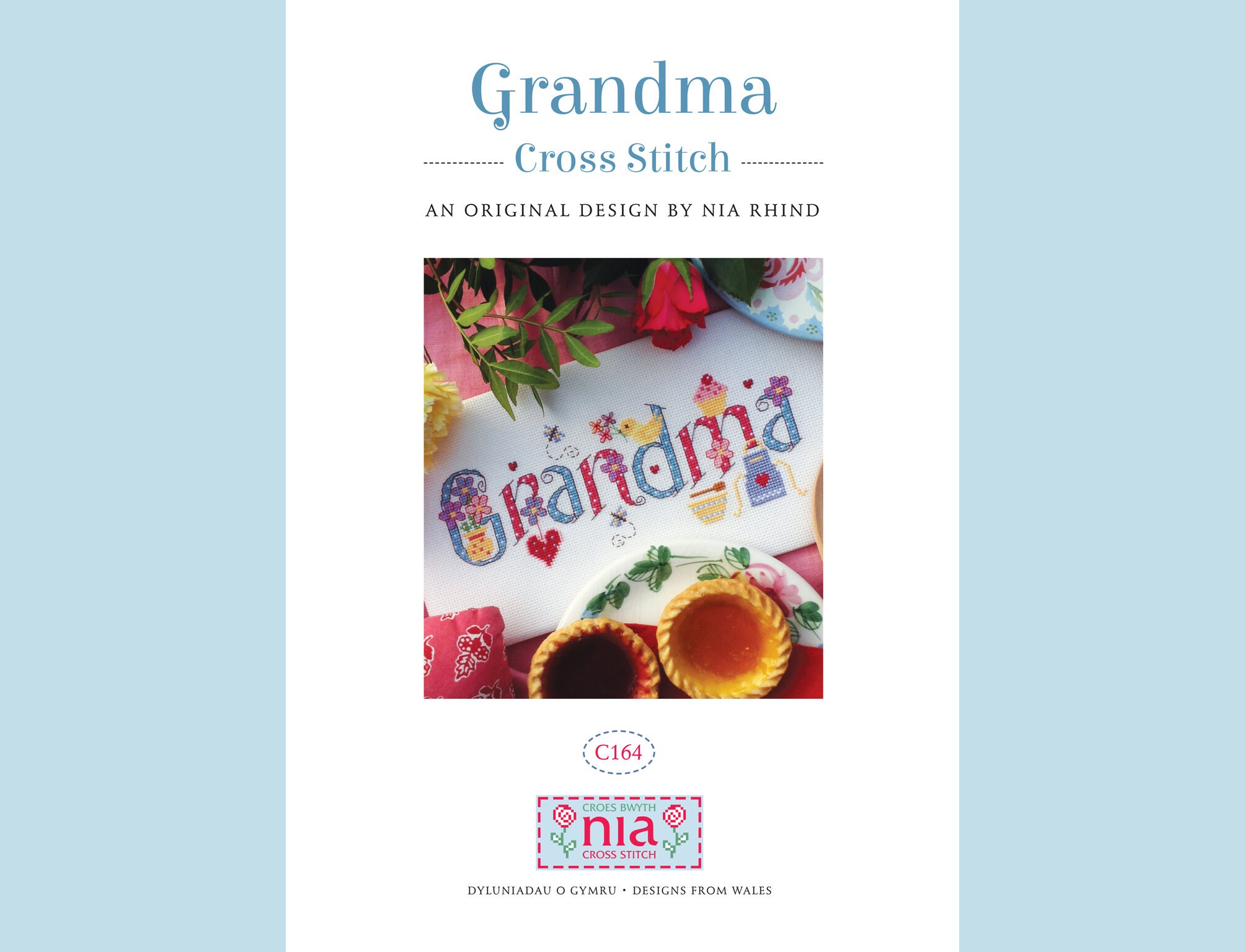 GRANDMA - Customisable Cross Stitch Chart - Digital Format PDF Pattern ...