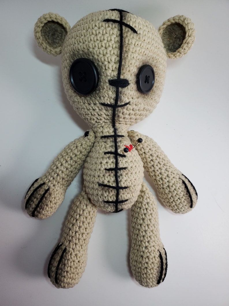 Crochet Voodoo Teddy Bear Amigurumi Pattern (digital Download PDF) - Etsy