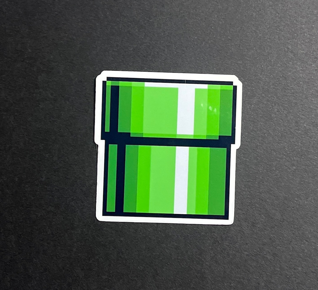 Mario Bros. Pipes Waterproof Sticker Super Mario Brothers Decals Video ...