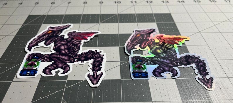 Super Metroid Ridley Decals, Video Game Stickers, Samus Aran Helmet ...
