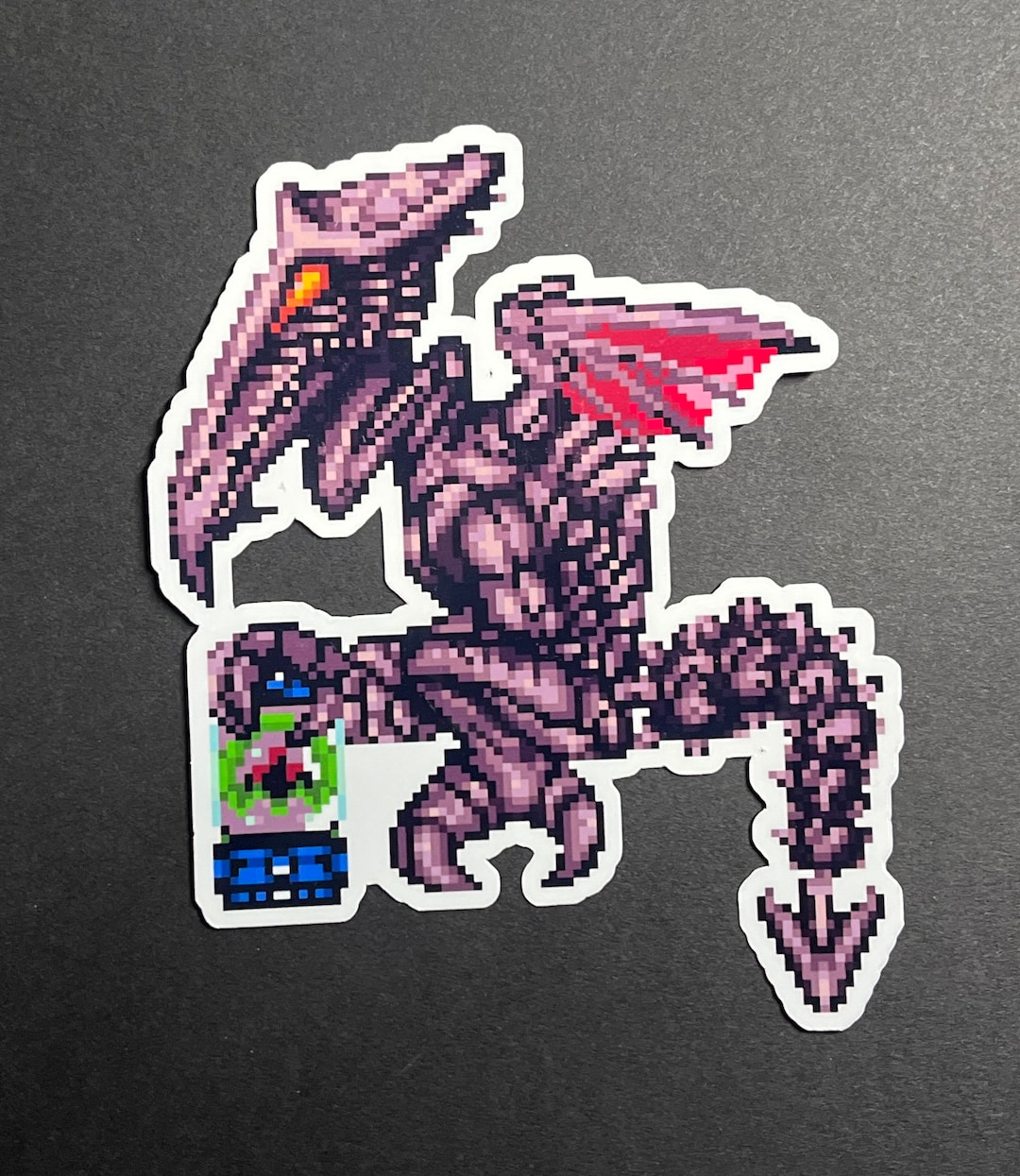 Super Metroid Ridley Decals, Video Game Stickers, Samus Aran Helmet ...