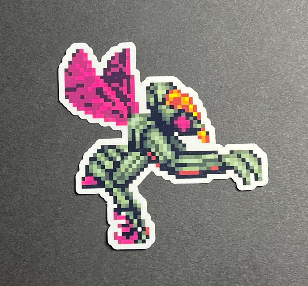 Super Metroid Kihunter Decals, Video Game Stickers, Samus Aran Helmet ...