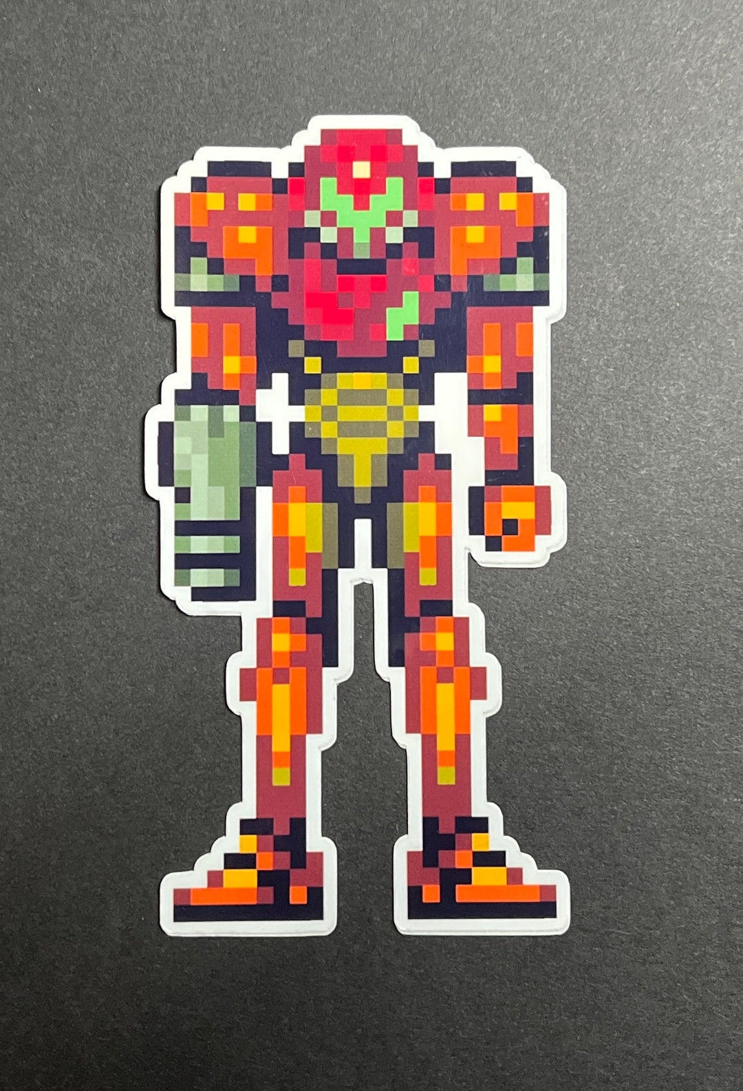 Super Metroid Samus Aran Varia Suit Decals, Video Game Decals and ...