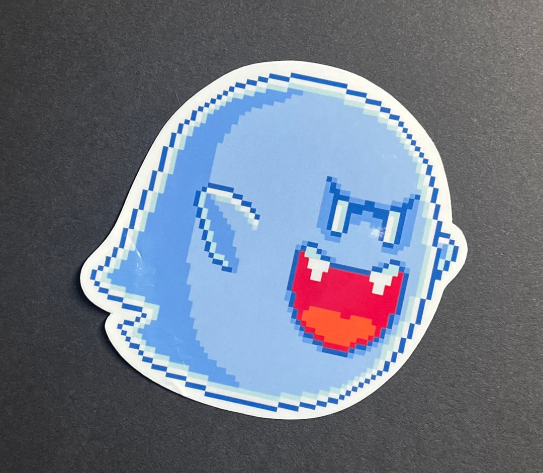 Mario Bros. Boo Ghost Waterproof Sticker Super Mario Brothers Decals ...