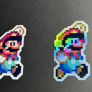 Super Mario Bros. Mario Waterproof Sticker Super Mario Brothers Decals ...