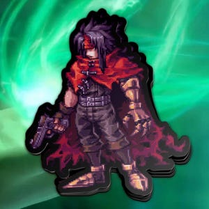 FF7 8-bit Pixel Art Characters | Cloud | Tifa | Aerith | Final Fantasy ...