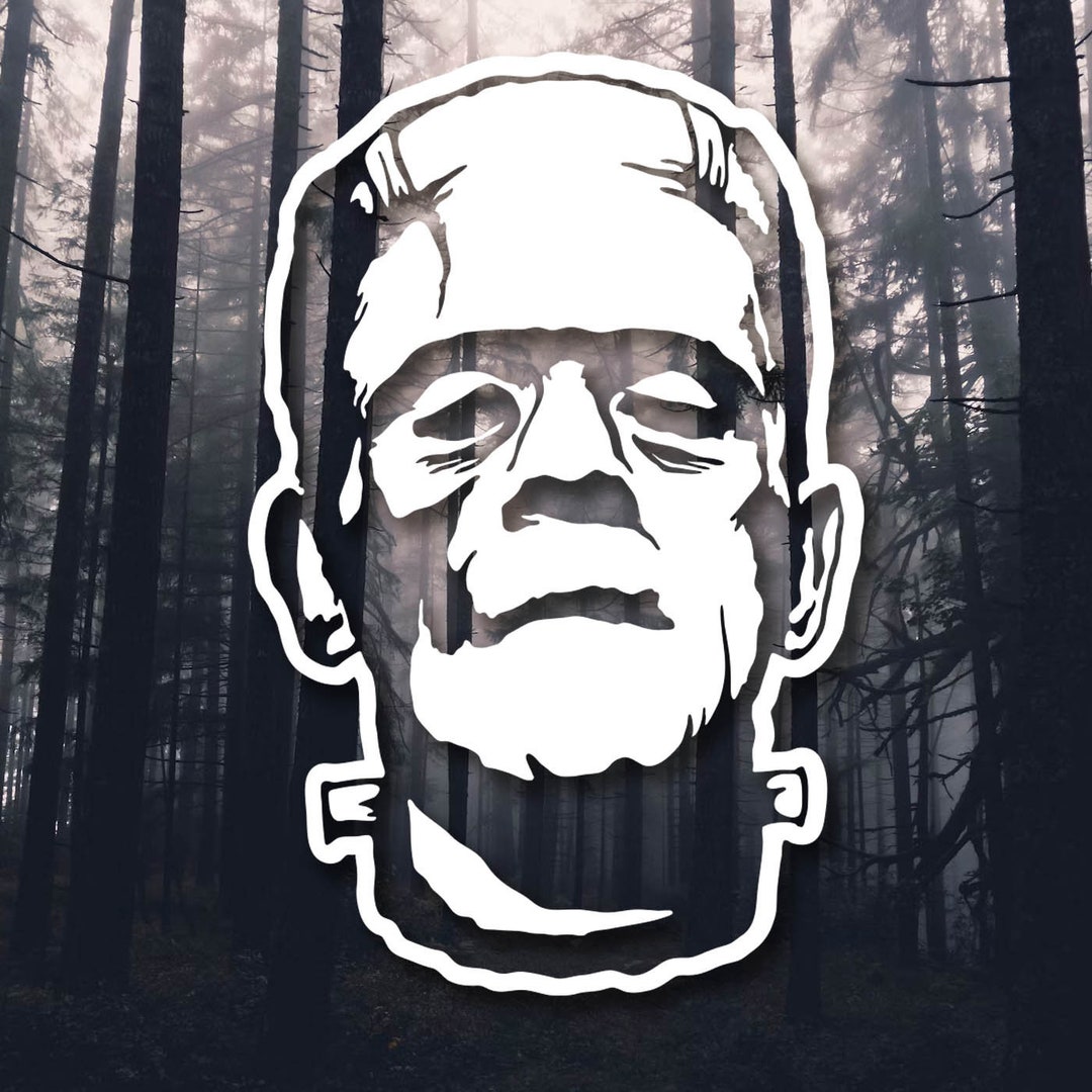 Frankenstein's Monster Car Decal | Doctor Frankenstein Monster ...