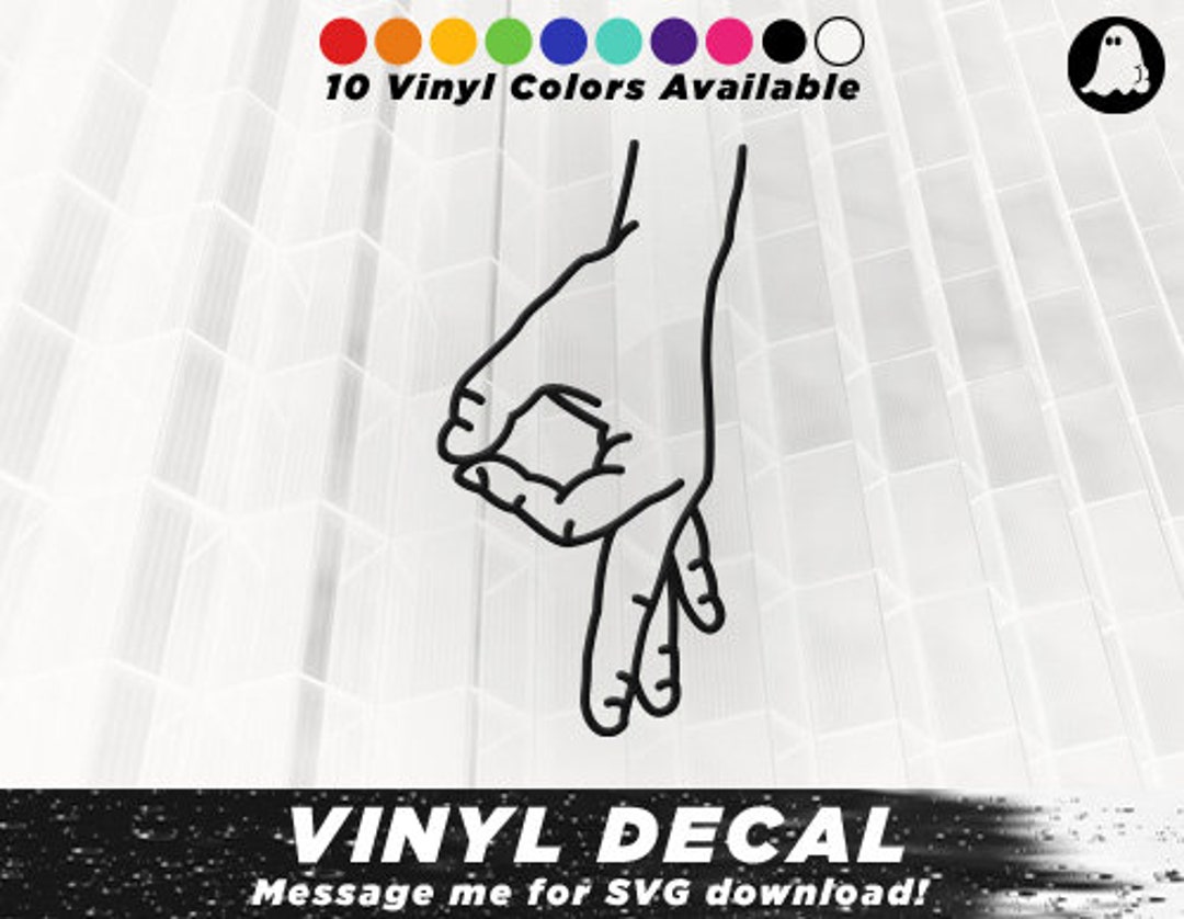 Ballgazer the Circle Game you Looked Car Decal Finger - Etsy