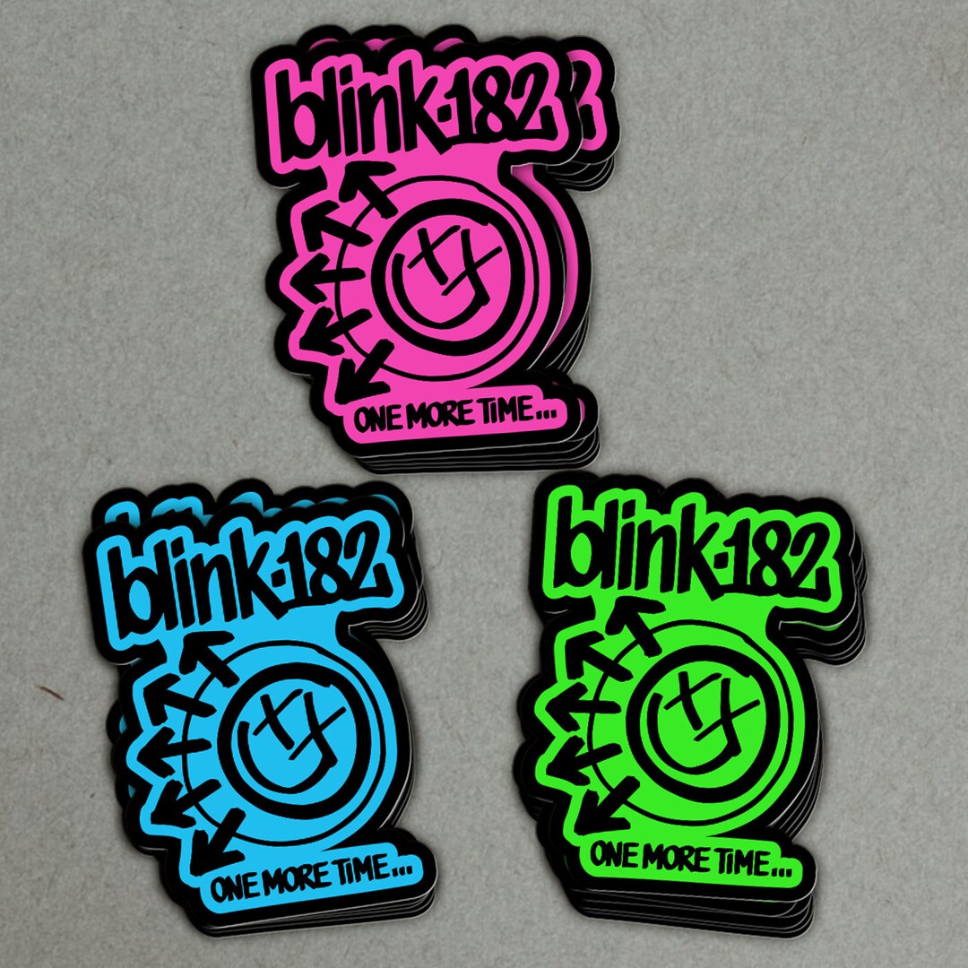 Blink 182 Laptop Stickers | One More Time, Crappy Punk Rock, Blink ...